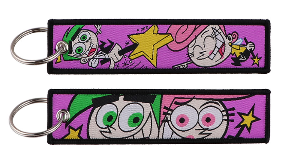 The Fairly OddParents Keychain: Wanda & Cosmo – StarBase16